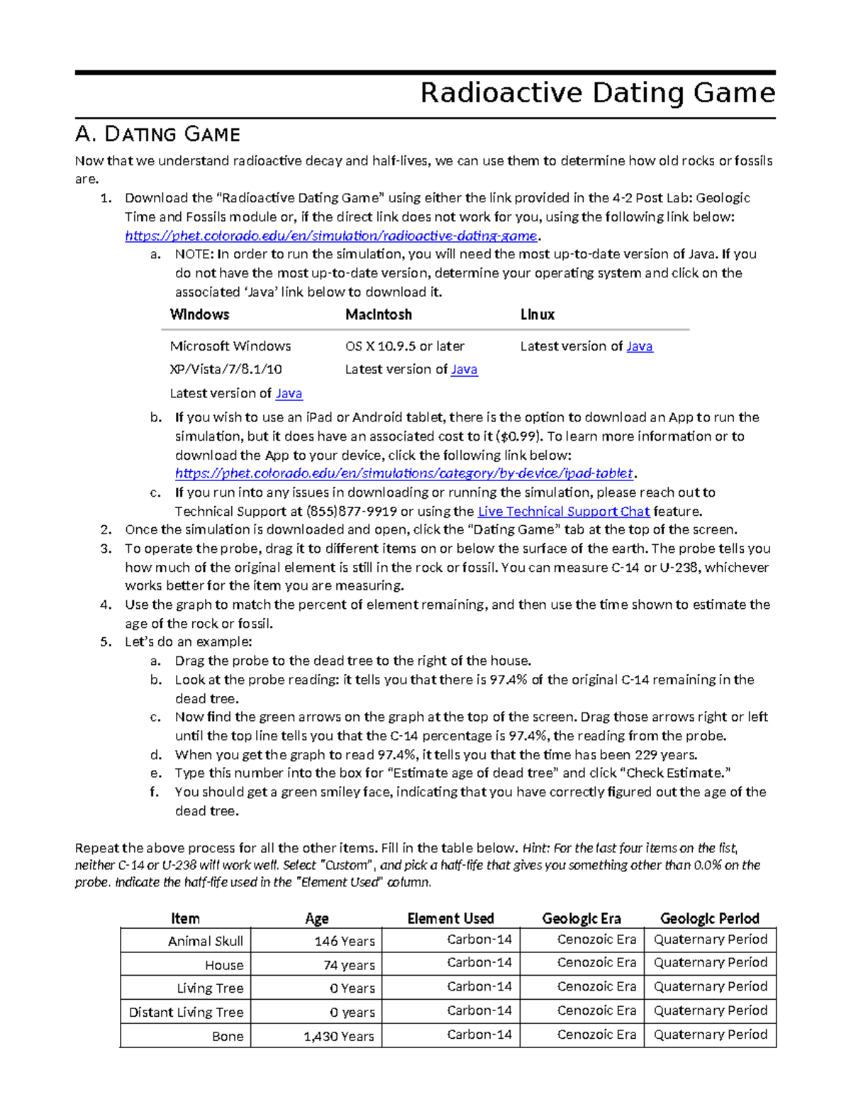 PHY 205L M4 Lab Report: Analysis of the Radioactive Dating Game - Studocu