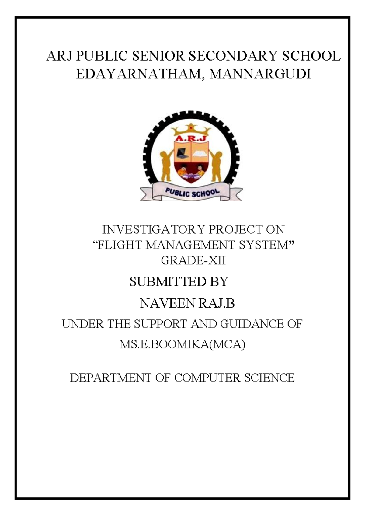 CS Project 2: Flight Management System Overview and Code - Studocu