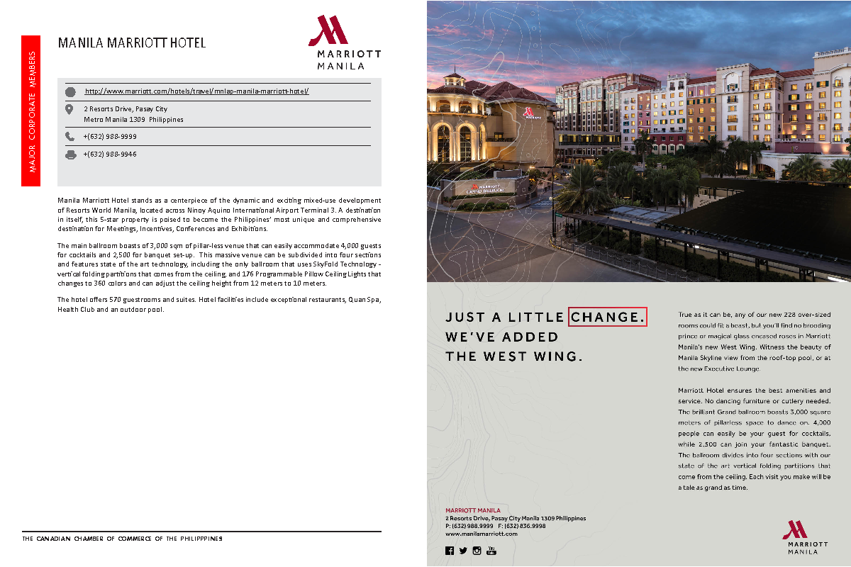 Manila-Marriott-Hotel - THE CANADIAN CHAMBER OF COMMERCE OF THE ...