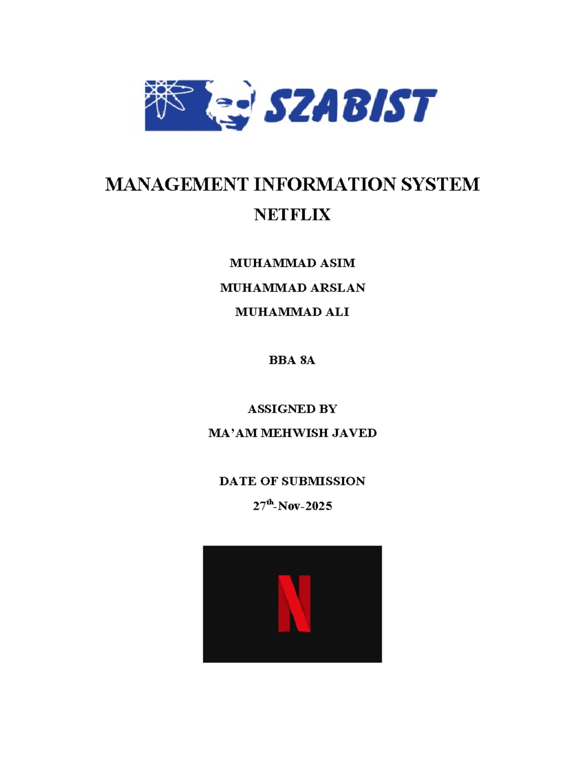 MIS Report: Business Intelligence Strategies at Netflix - Studocu