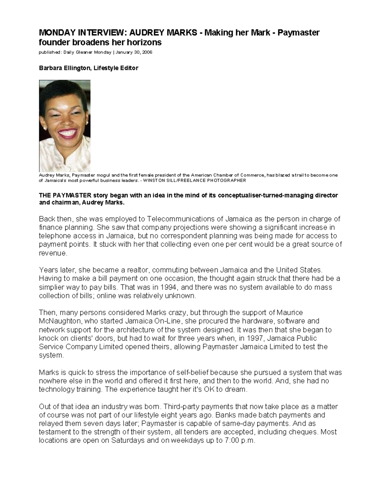 Entrep Case Study: Audrey Marks - Innovating Payment Solutions - Studocu