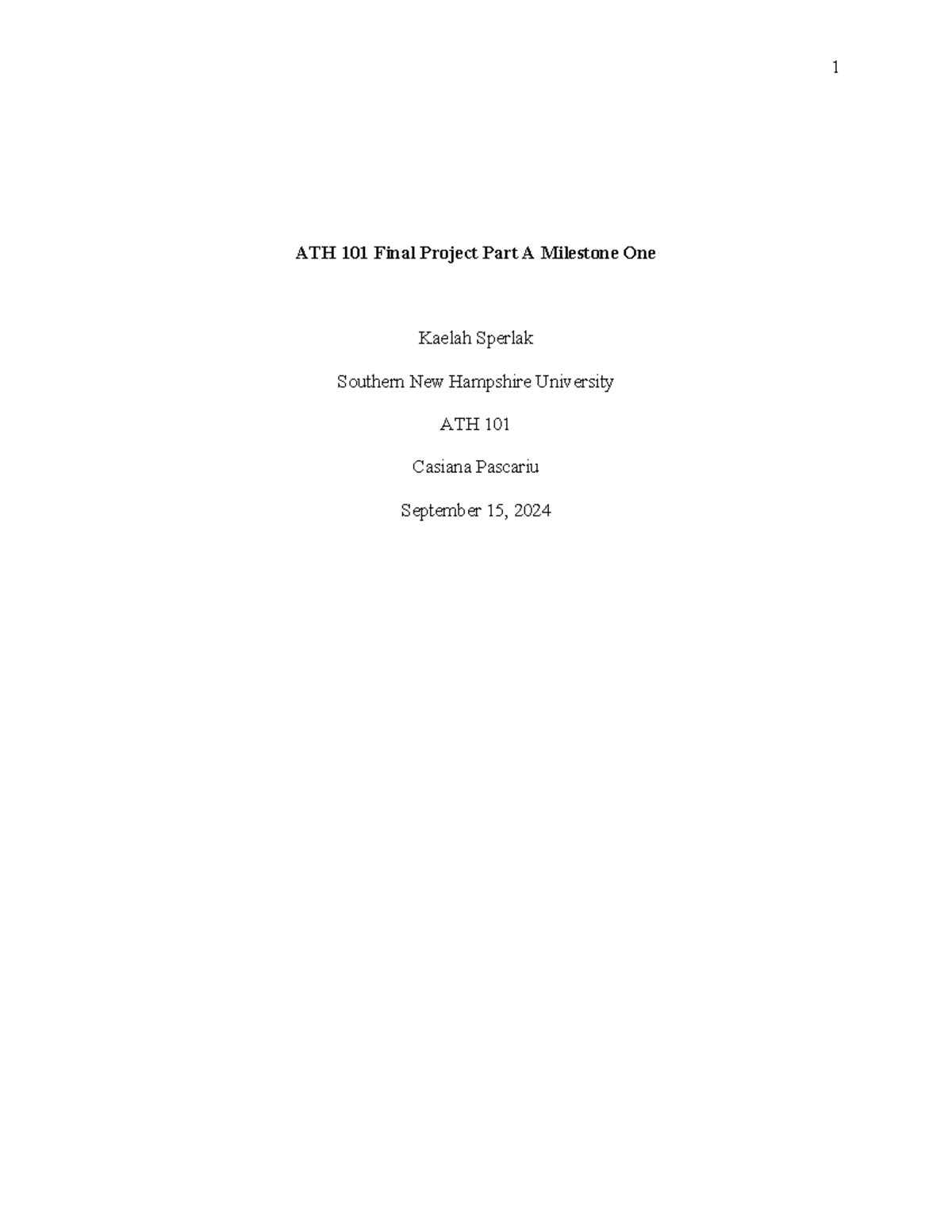 ATH 101 Final Project Part A: Understanding the Anthropological Perspective - ATH 101 Final ...