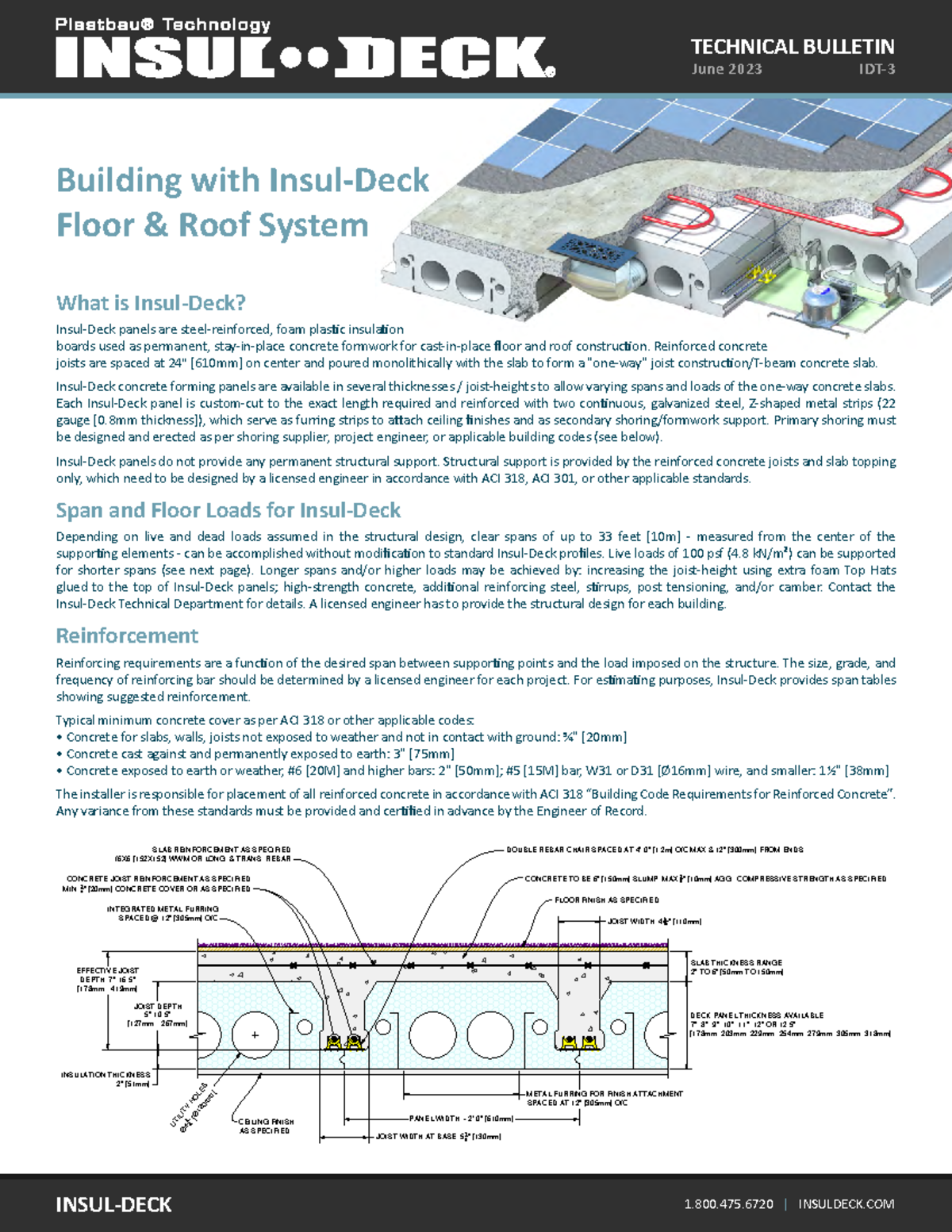 Insul Deck Technical Summary: Building with Floor Roof Systems - Studocu