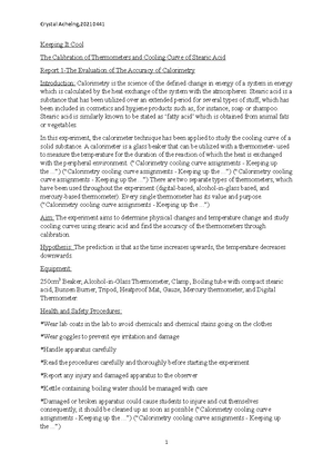 Functional Group Chemistry 2 - UNIT 14 ASSIGNMENT 1 Functional Group ...