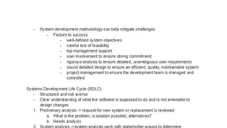 Development Methodology: Mitigating System Test Challenges - Lecture 3 ...