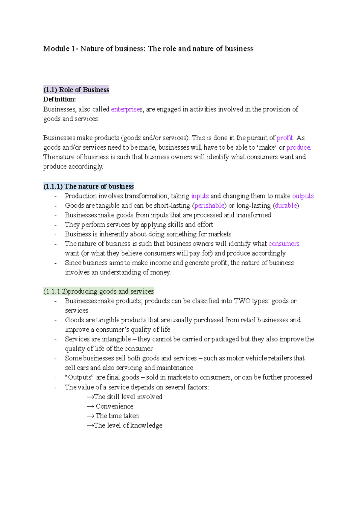 Year 11 Business: Understanding Business Growth, Decline, and Structure ...
