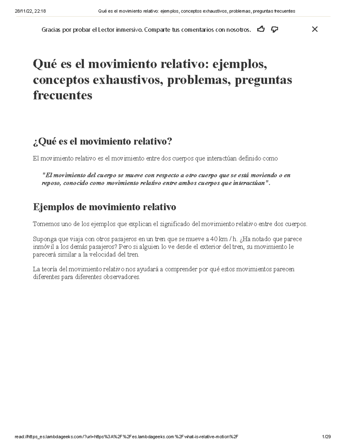 Relativo Significado