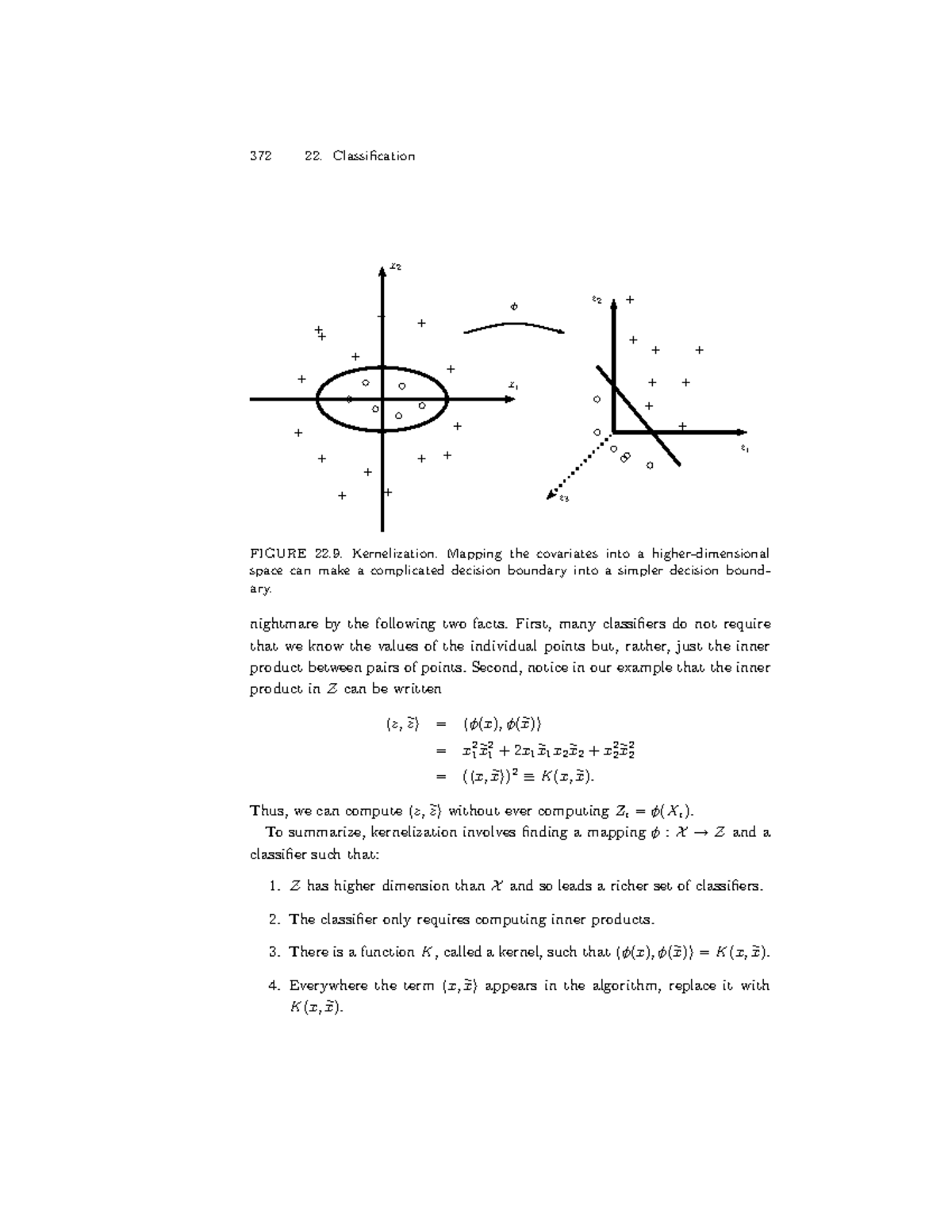 372 22 Kernelization And Classifier Mapping In Statistics Studocu