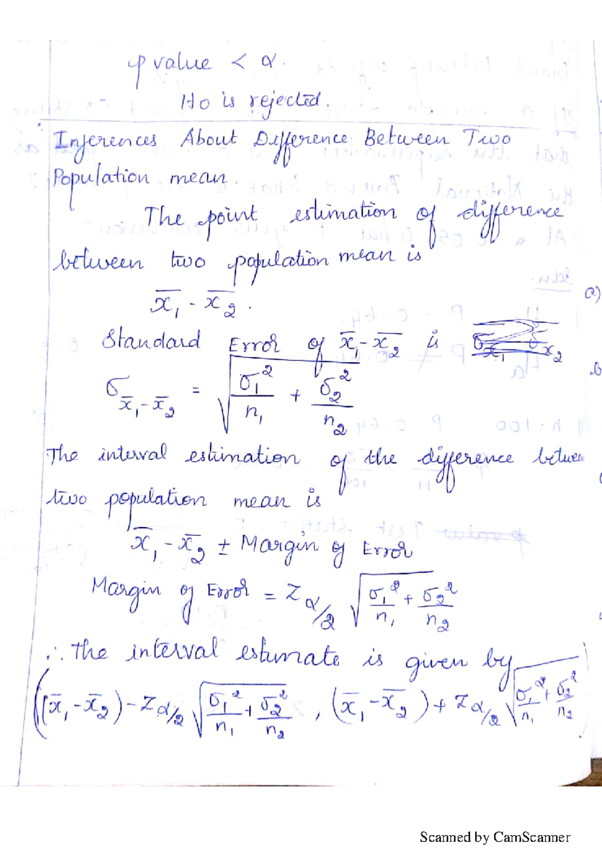 Inferences on Population Means & Proportions: Stats 101 Unit 4 Notes ...