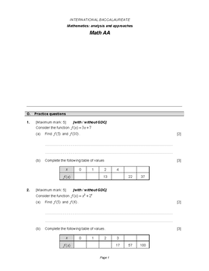University mathematics I - MATH1011 - HKU - Studocu