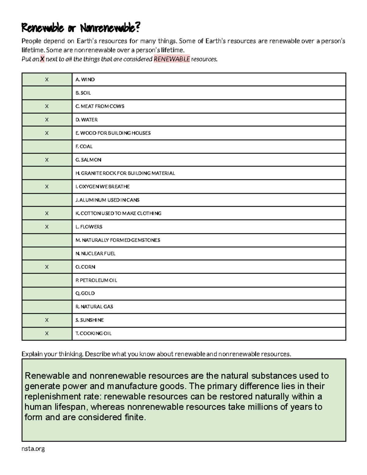 Renewable vs Nonrenewable Resources: Understanding the Differences ...