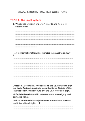 Legal Studies: - Grade: 11 - New South Wales Higher School Certificate ...