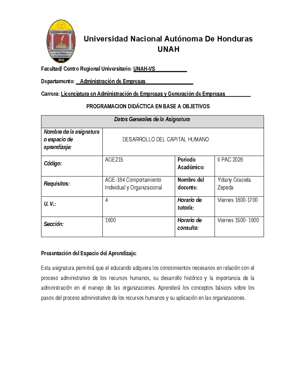 AGE215 - Programación Didáctica en Desarrollo del Capital Humano II PAC ...