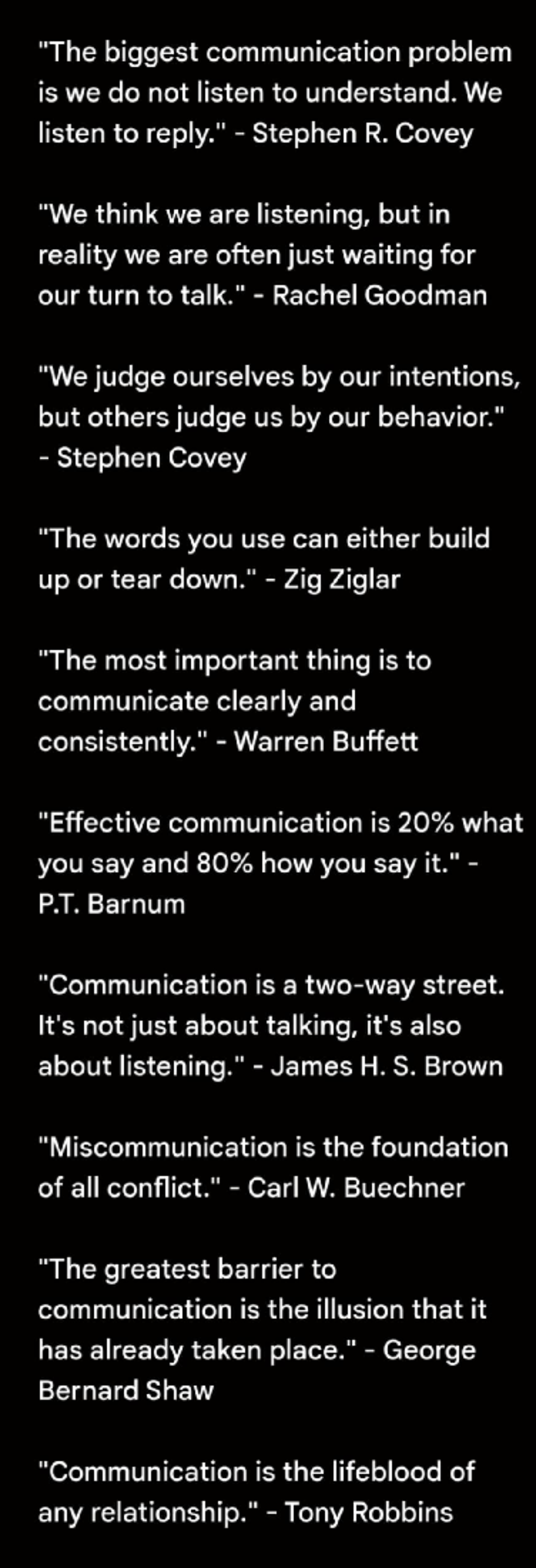 Barriers - Take help if required. - "The biggest communication problem ...