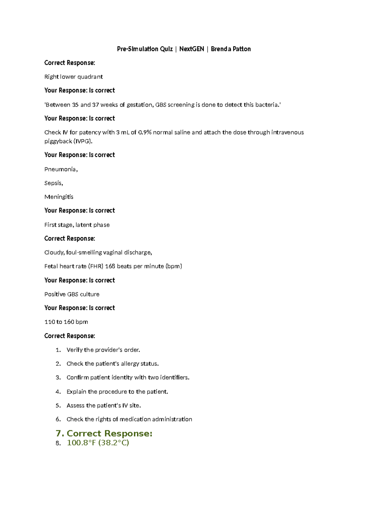 Quiz BIO: NextGEN Nursing Responses and Patient Assessment Techniques ...