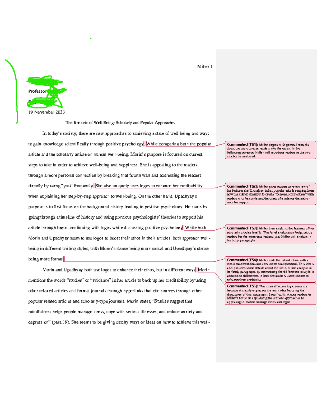 ENG 1549 Comparative Rhetorical Analysis of Popular vs. Scholarly ...