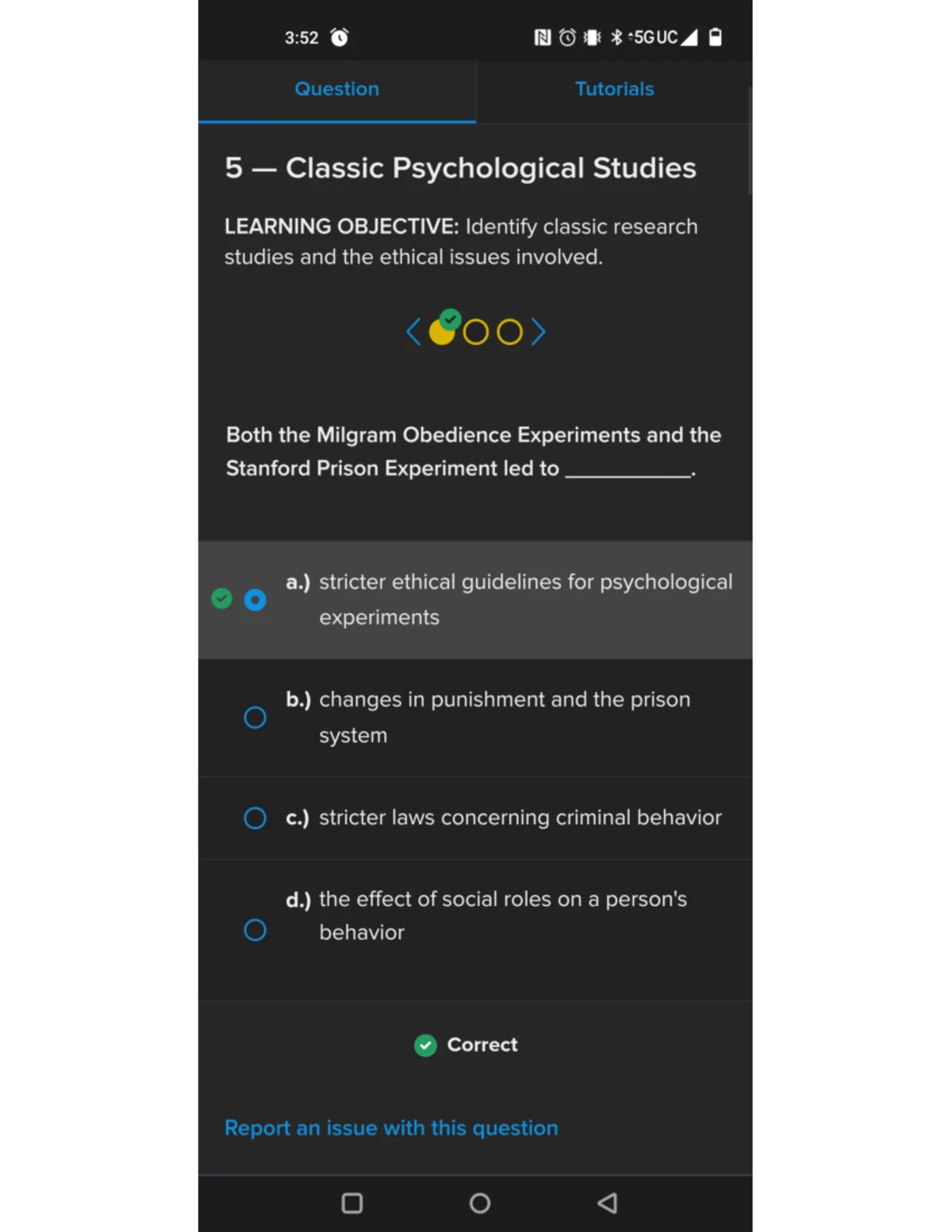 Psychology 101: Unit 4 Milestone 4 Exam Review - Studocu