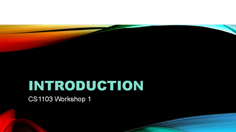 CS1103 Workshop 1: Introduction to HTML & p5.js Basics - Studocu