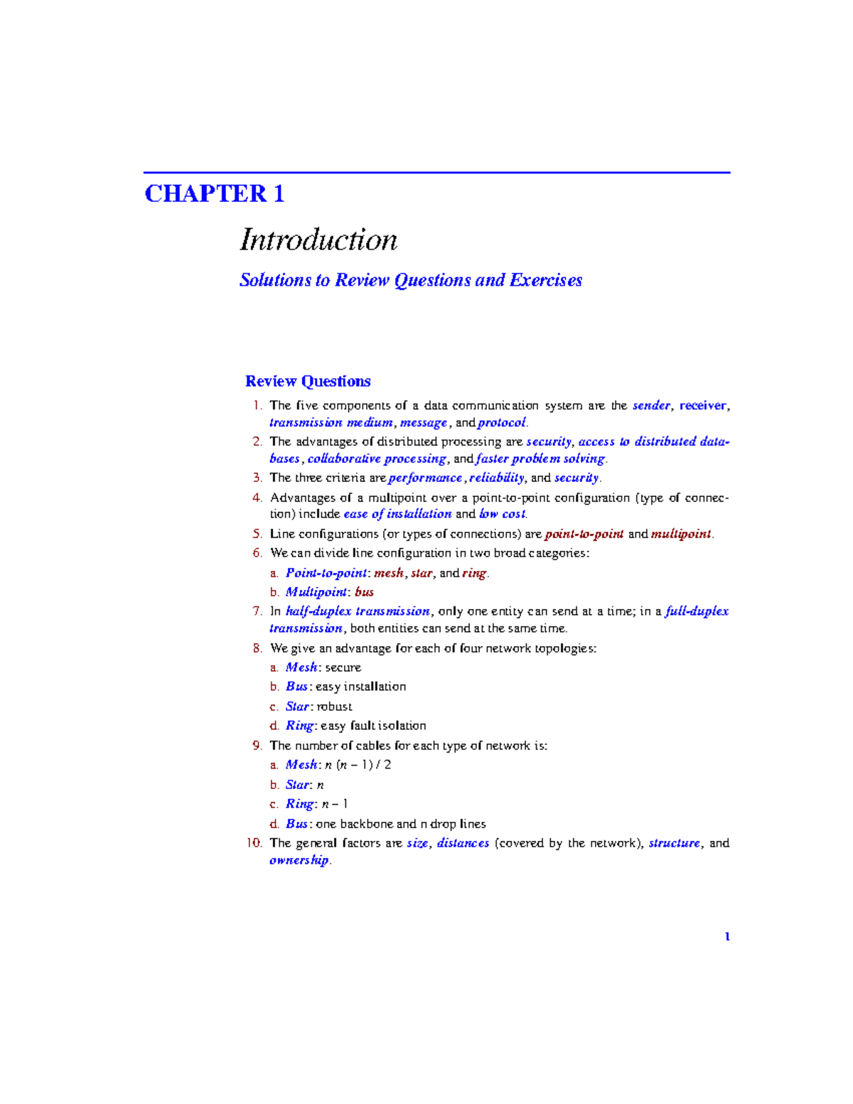 Solution Manual for Data Communications & Networking (4th Ed) - Studocu