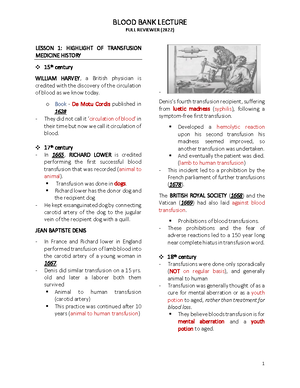 Chapter 7 - Blood Bank - THE RH BLOOD GROUP SYSTEM INTRODUCTION Rh ...