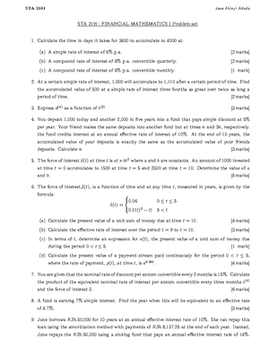 Document 7 - Methods of Applied Mathematics 1 lecture notes - SMA 2442 ...