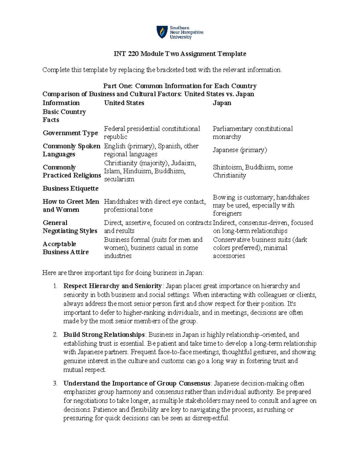 Int 220 Module 2 Assignment Int 220 Module Two Assignment Template Complete This Template By