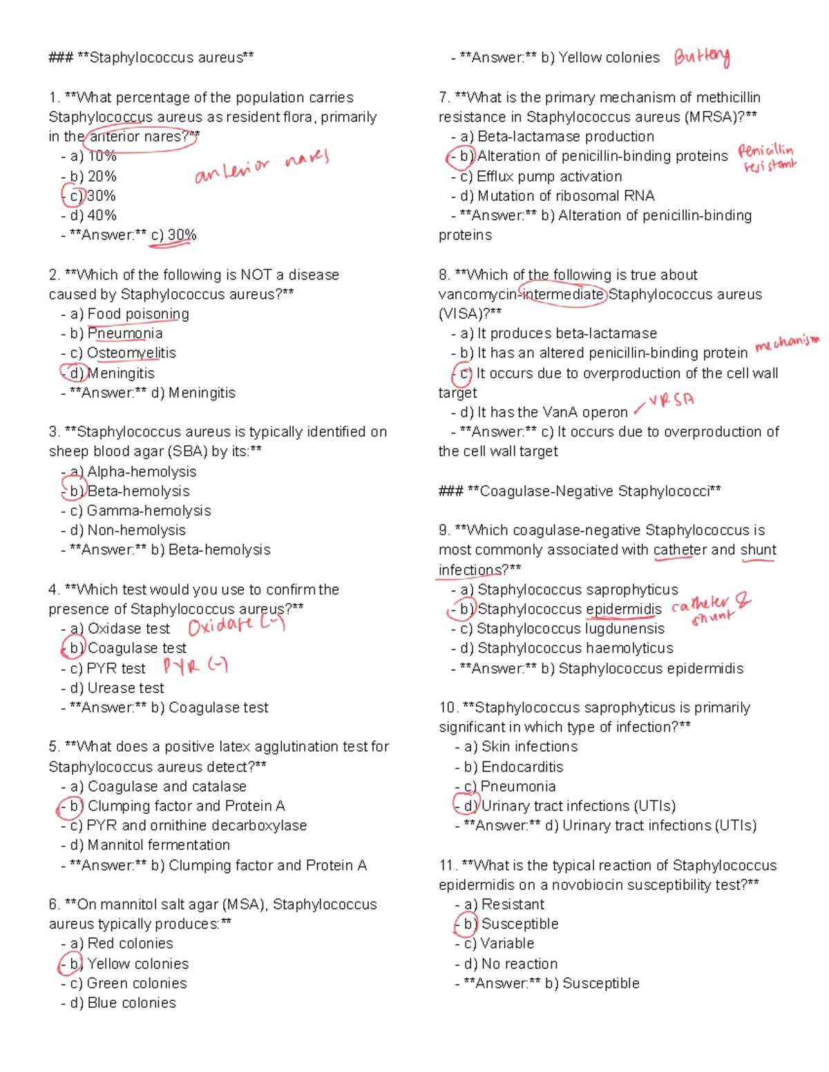 **Final Exam Study Guide: Medical Microbiology MCQs (MICR 401)** - Studocu