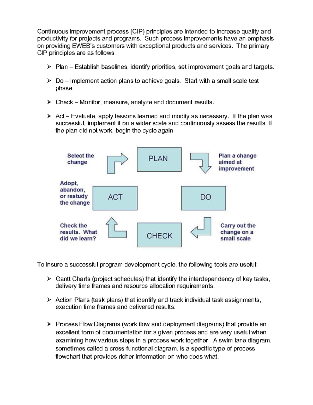 Continuous Process Improvement Principles - Continuous improvement ...