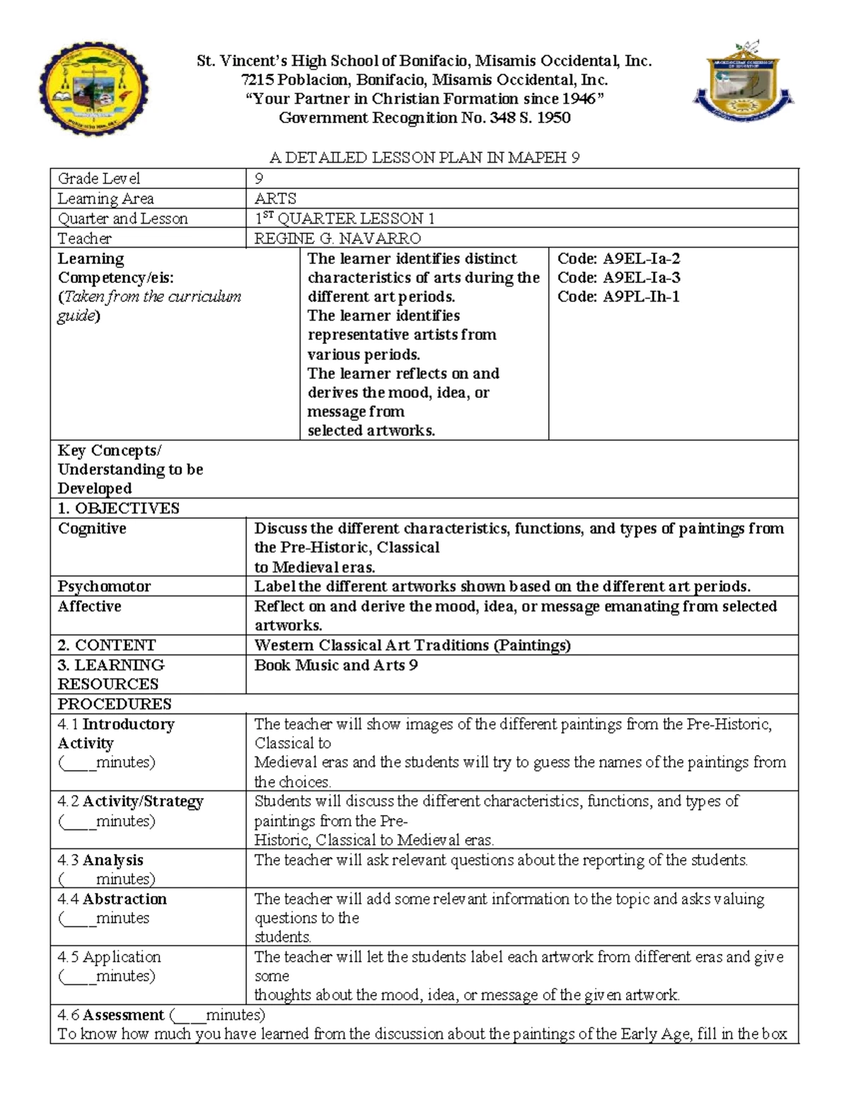 GAD Lesson Notes BSED 2 ENG - Understanding Gender Concepts - Studocu