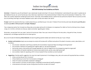 ENG 349 Module Four Journal Guidelines and Rubric 1 - ENG 349 Module ...