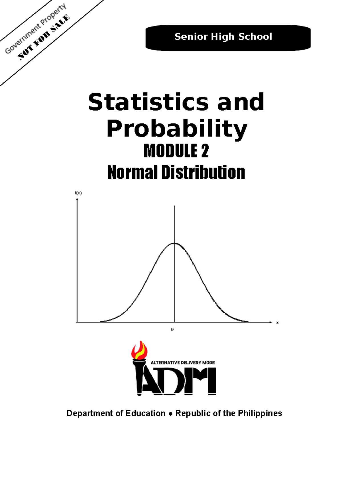 SHS Statistics-and-Probability-Q3 Mod2 Normal Distribution ver3 - Senior High School Statistics ...