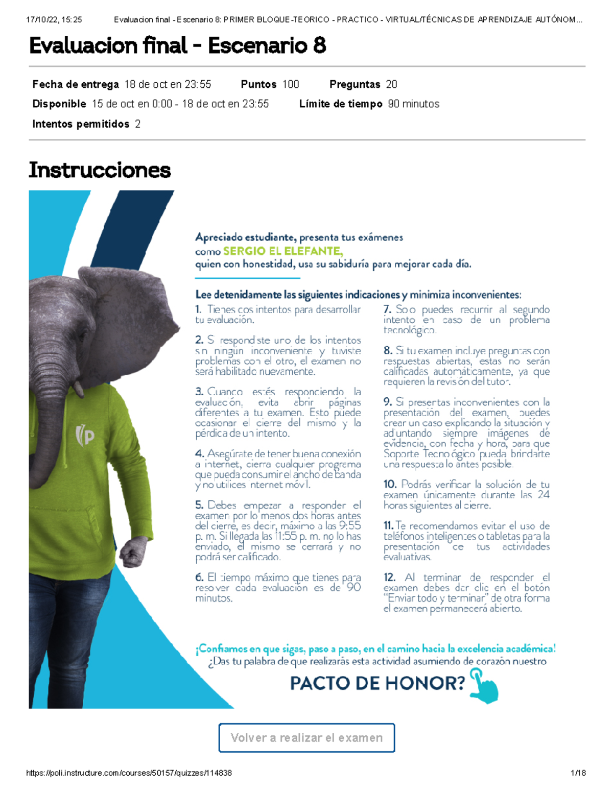 Evaluación Final - Escenario 8: Preguntas y Respuestas Clave - Studocu