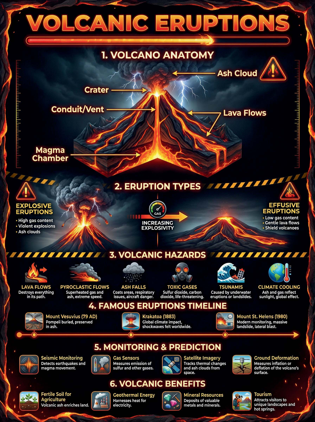 VOLC 101: Infographic on Volcanic Eruptions and Their Impact - Studocu