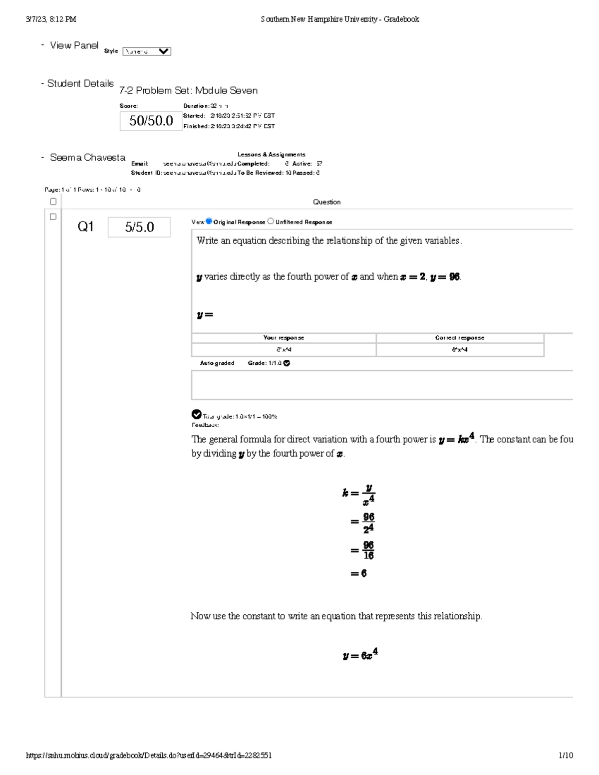 Module TWO Problem SET - MODULE TWO PROBLEM SET Seema Chavesta May 14 ...