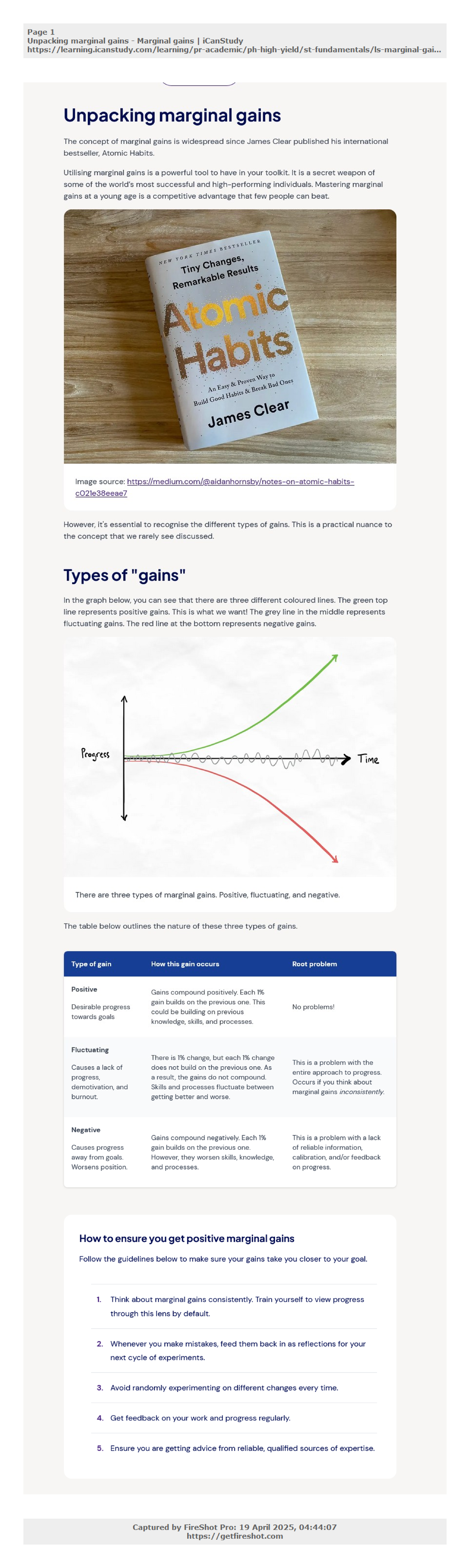 01-Marginal Gains: Understanding Positive, Fluctuating, and Negative ...