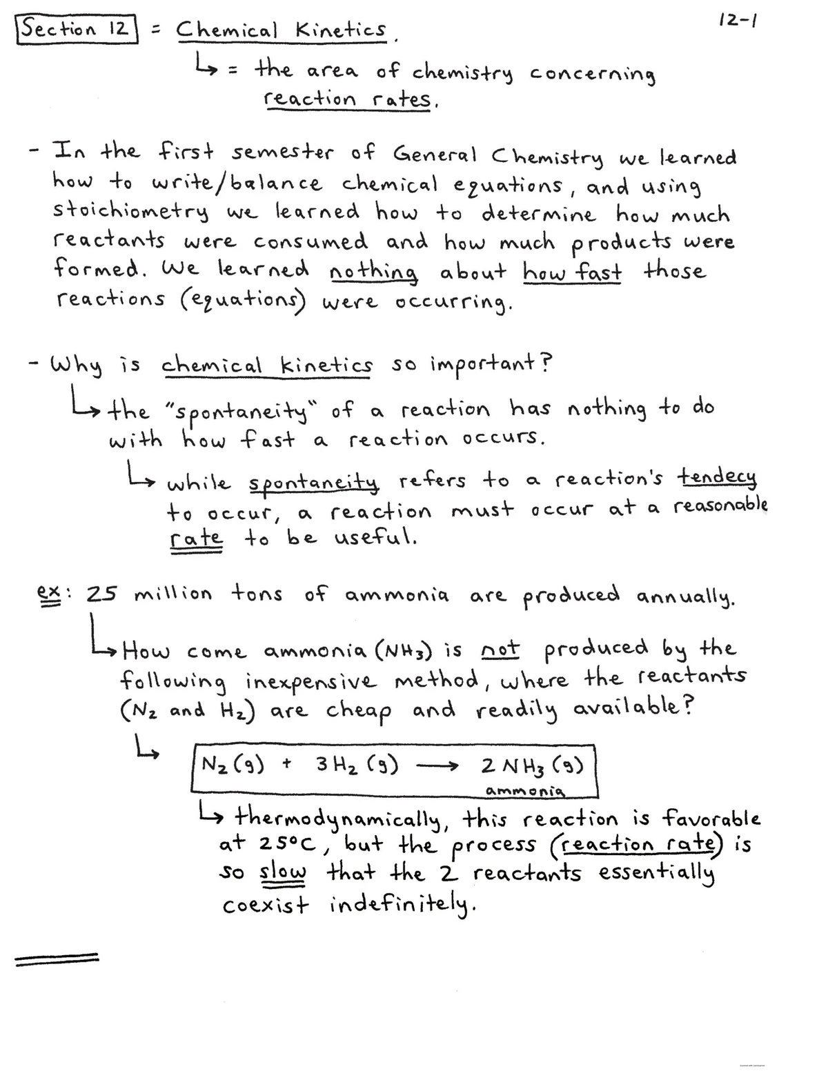 Chemical Quantities and Stoichiometry - Lecture Notes - Chemistry for ...