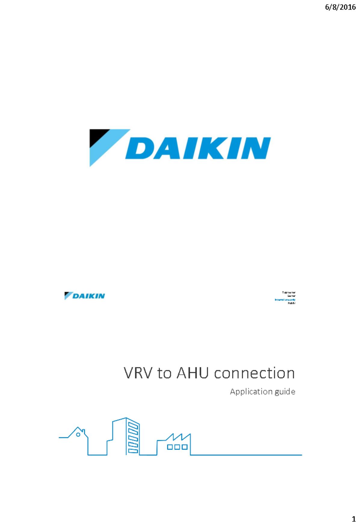 VRV IV AHU Application Guide: Key Configurations & Control Methods ...