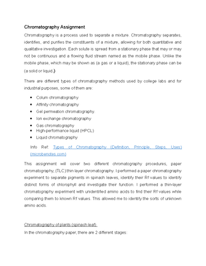 10A - Applied Science Unit 10A Unit 10: Biological Molecules and ...