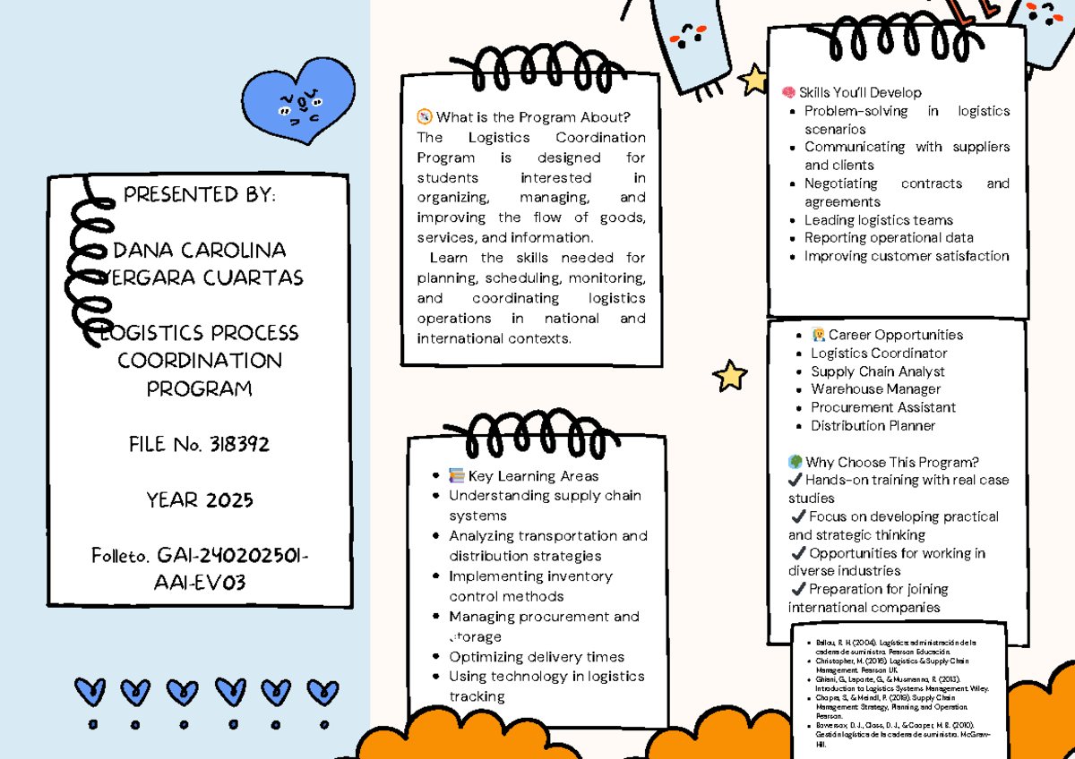 Logistics Process Coordination Program Overview - Folleto GA1-240202501-AA1-EV03 - Studocu