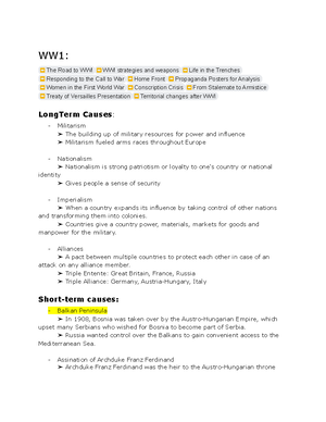 Canadian History - Grade: 10 - High School - Canada - Studocu