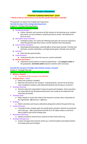 Principles Of Management Milestone Unit 2 (Sophia) - Sophia Principles of Management UNIT 2 ...