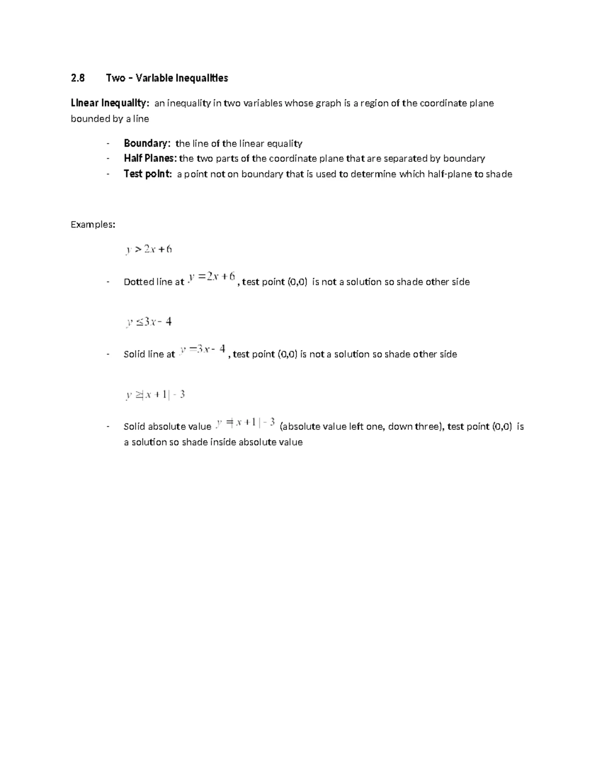 Algebra 2 Honors Worksheet: Section 1 - Unit 1 Overview - Studocu