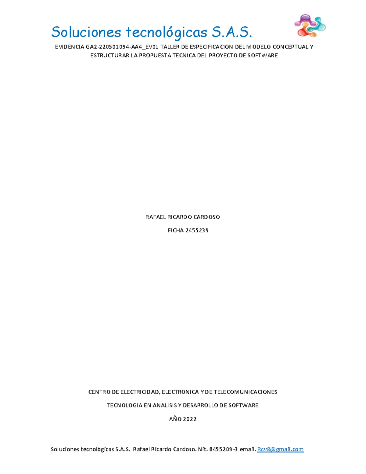 Informe planteamiento de ecuacion - Evidencia GA2-240201528-AA2-EV01: Informe del planteamiento ...