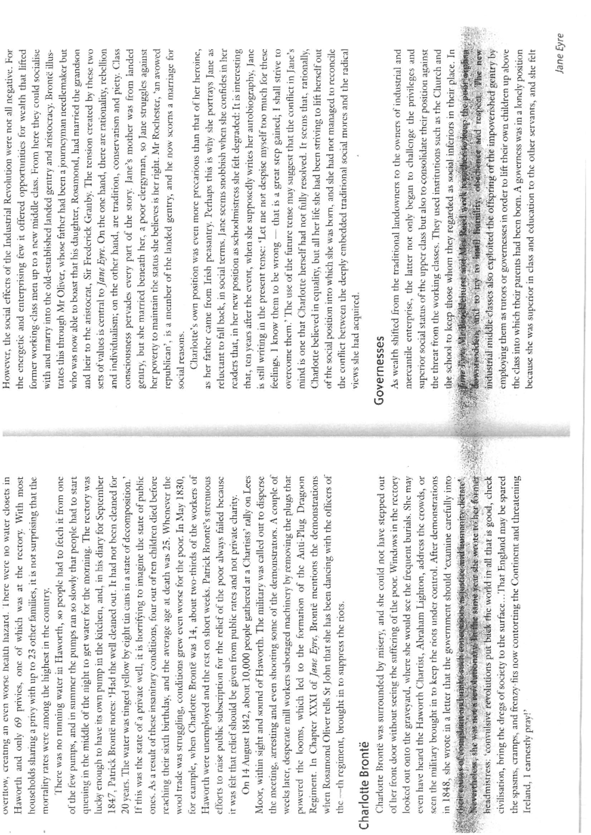 Jane Eyre: Context and Genre Analysis (ENG 101) - Studocu