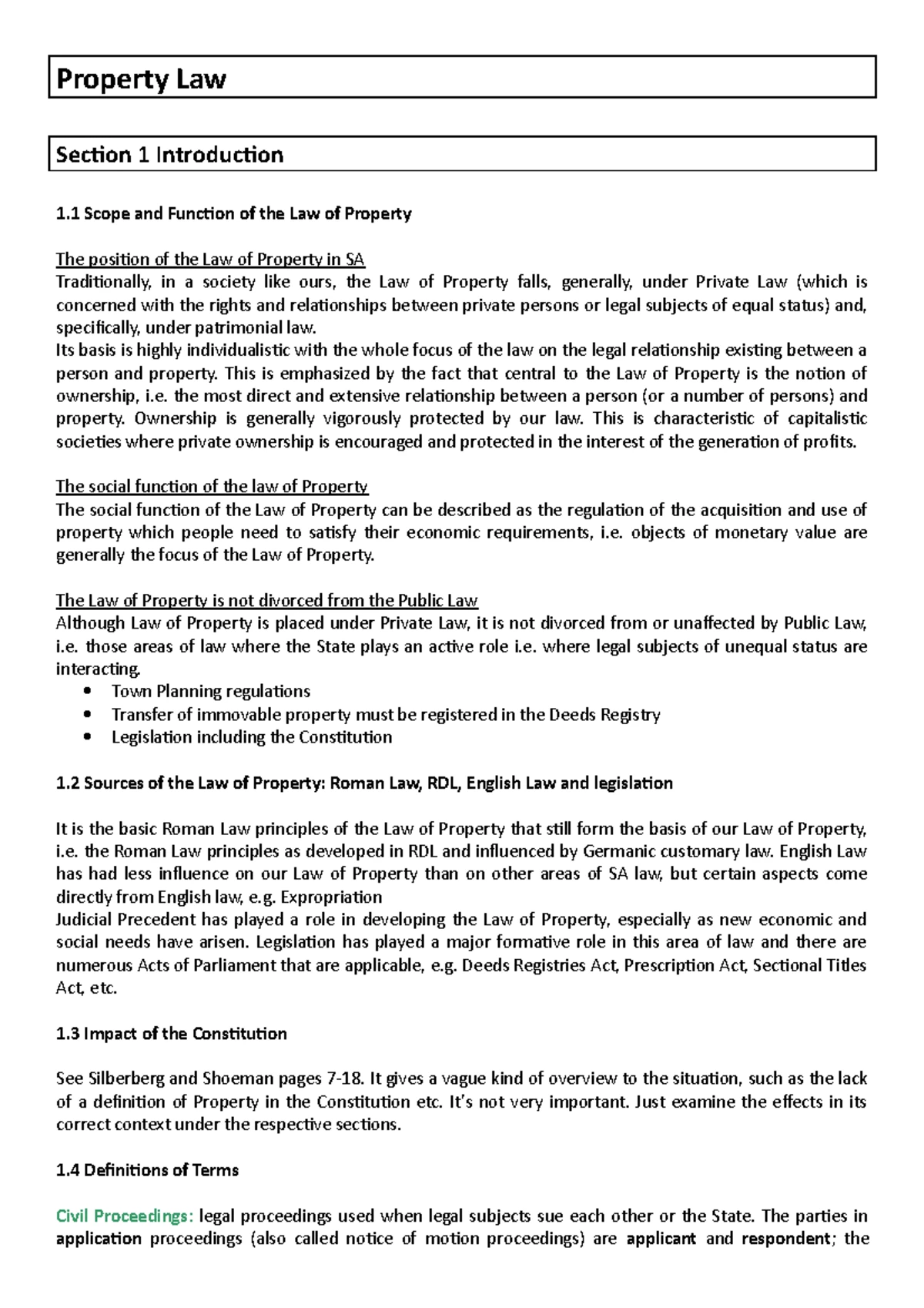 11 Incorporeal things in the Law of Property - Incorporeal things ...