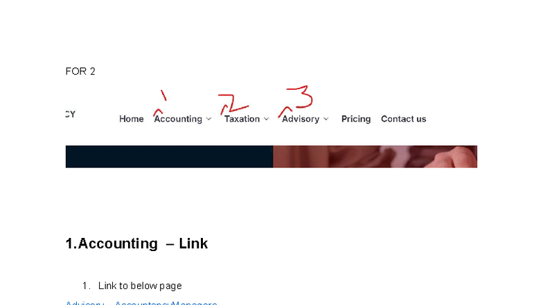 1 Accounting PAGE - Managerial accounting - FOR 2 1 – Link Link to ...