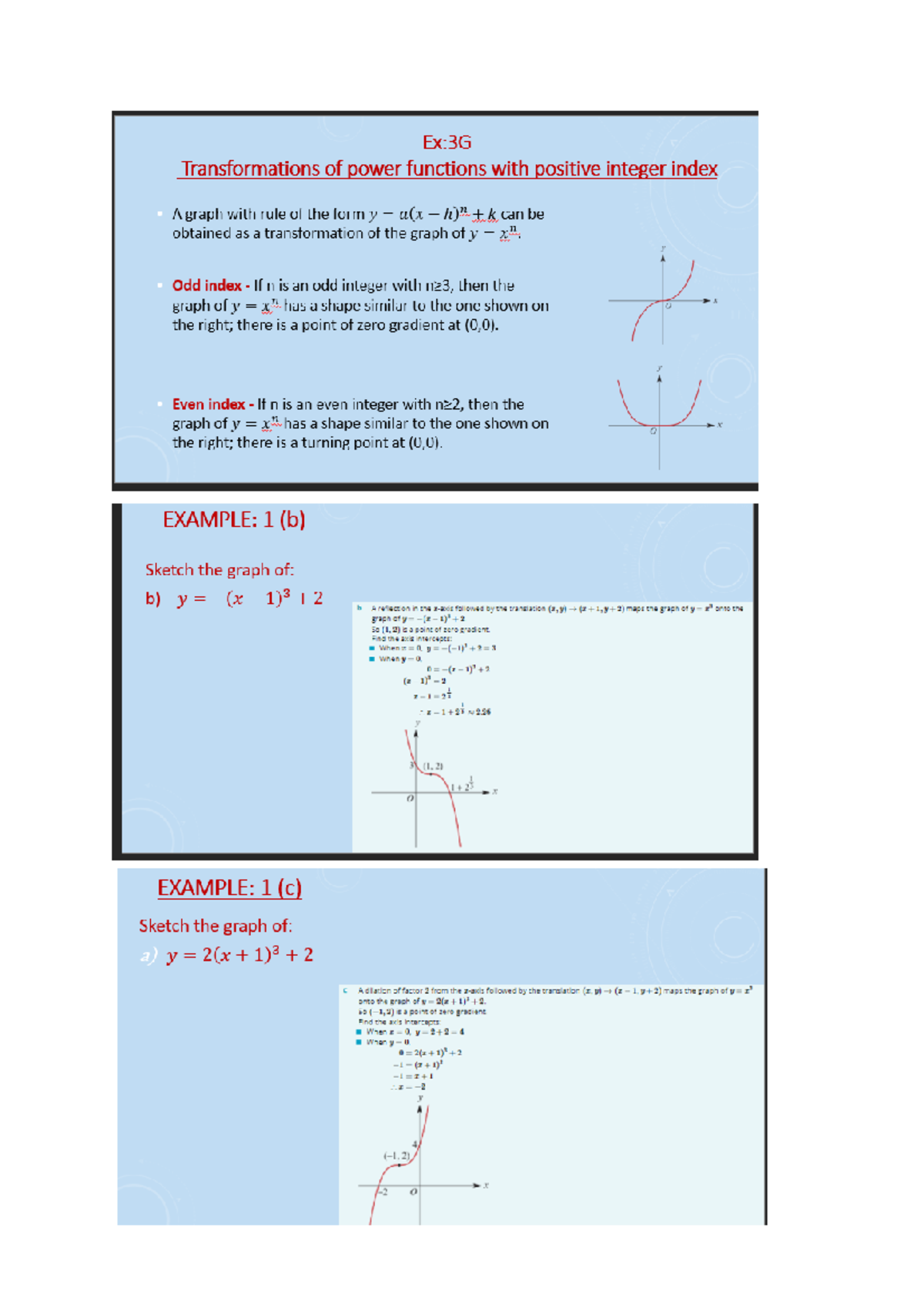 Math Notes Chapter 3 - Detailed Study Guide - Studocu