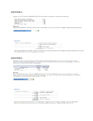 [Solved] Reynaldo and Sonya a married couple had flood damage in their ...