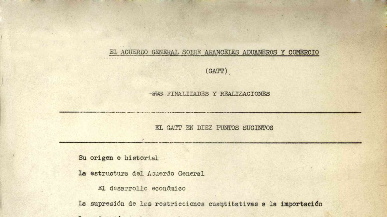 GATT 1957: Finalidades y Realizaciones en 10 Puntos Clave - Studocu