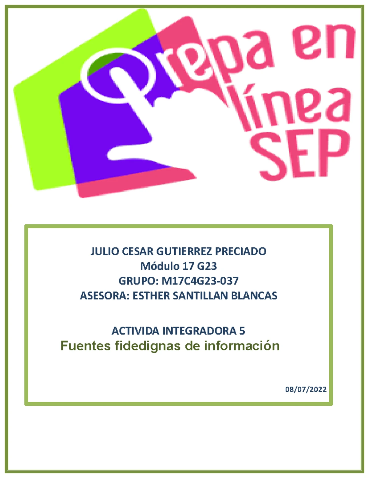 modulo 16 M16S1AI1 - Semana 1. 16 noviembre – 22 de noviembre 2020 ...